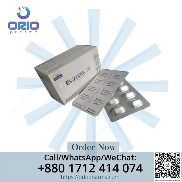 Esoprex 20 Mg (Esomeprazole) Capsules | Orio Pharma