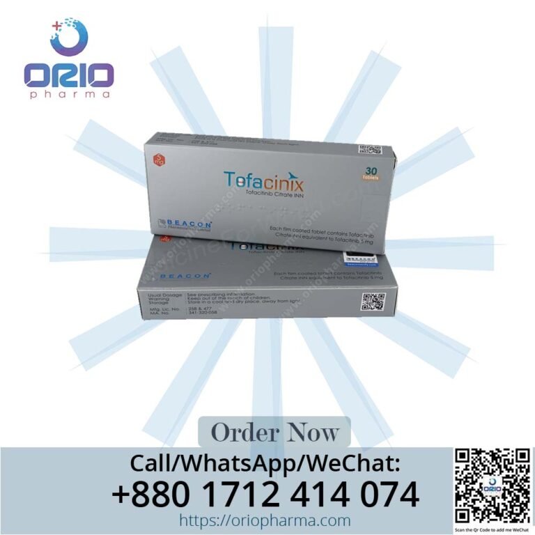 Tofacinix 5 Mg (Tofacitinib) Tablets | Orio Pharma